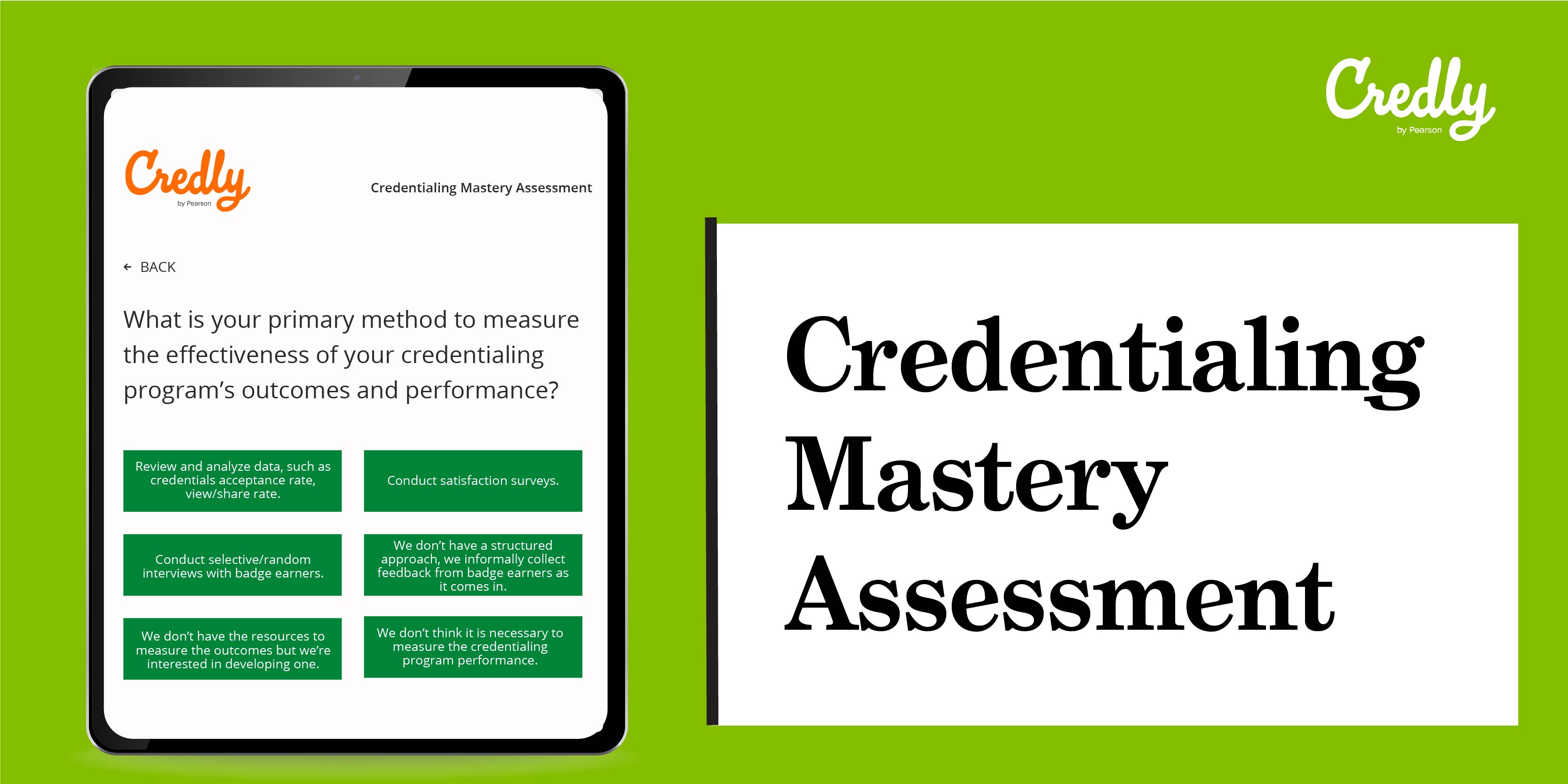 Credentialing Mastery Assessment